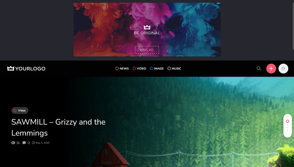 KING – Viral Magazine WordPress Theme